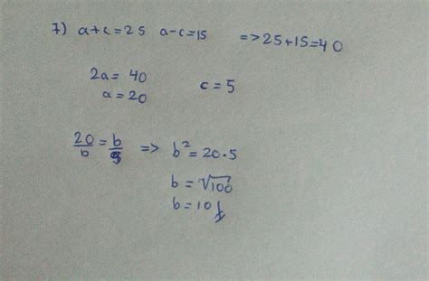 En Una Proporcion Geometrica Continua La Suma De Los Extremos Es 25 Y