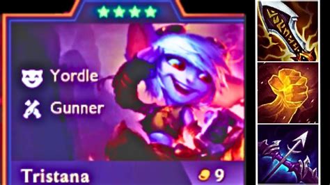 NihiUS TFT Tristana 4 Star Meta Board TFT Set 9 YouTube