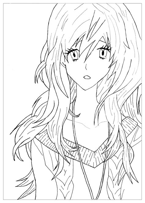Coloring Of Manga Manga