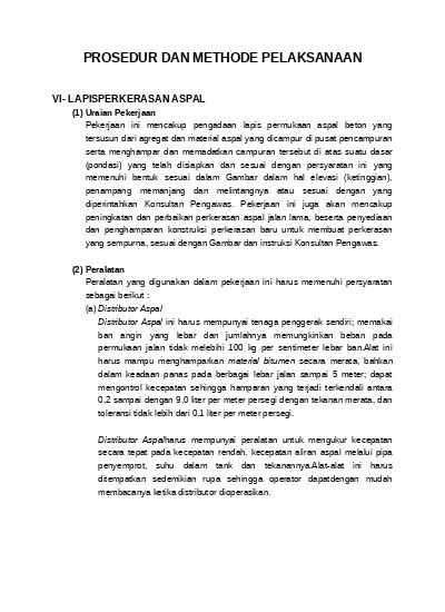 Perkerasan Beton Semen Portland Prosedur Dan Methode Pelaksanaan Docx