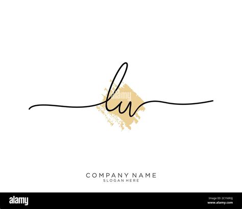 Letter Lw Logo Cut Out Stock Images Pictures Alamy