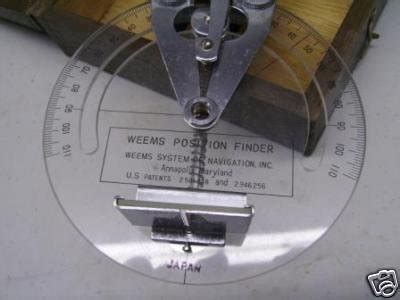 Marine Three Arm Protractor By Weems Navigation
