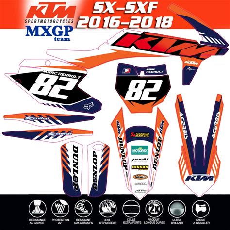 Decografix Propose Un Kit Deco Ktm Sx Sxf Mxgp Team