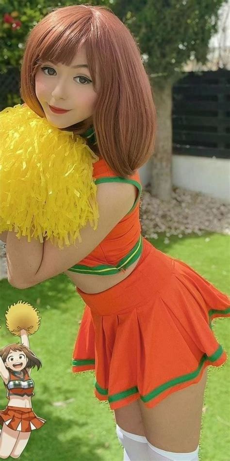 Ochako Uraraka Se Viste De Porrista Con Este Sexy Cosplay De My Hero Academia Senpai