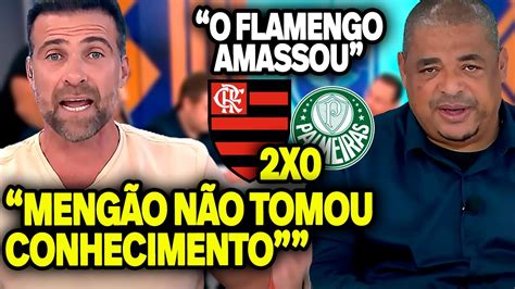 MENGÃO ATROPELA PALMEIRAS Imprensa Esportiva SE RENDE ao Mengão