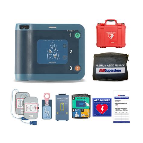 Philips HeartStart FRx AED Mobile Responder Value Package Includes