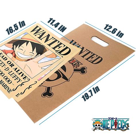 Buy One Piece Pirates Wanted Posters New Edition Luffy Billion