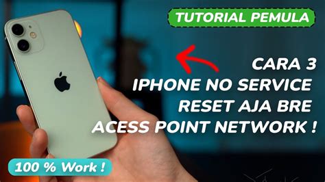 100 SUKSES IPhone Tidak Ada Layanan Jaringan NO SERVICE Dan Cara