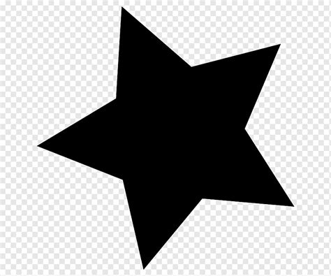 Estrella de cinco puntas símbolo de david estrella negra ángulo
