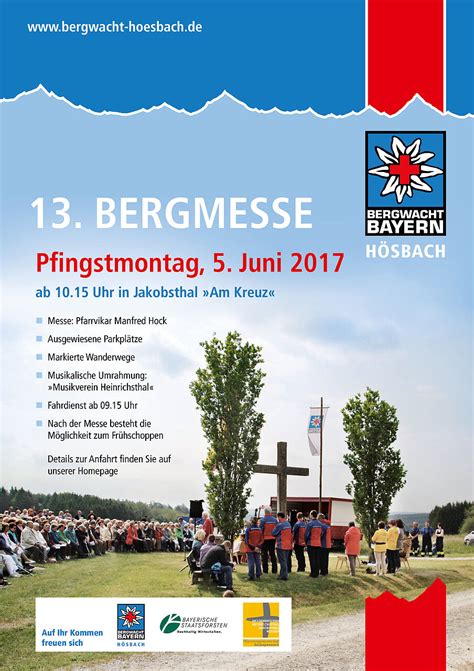 Einladung 13 Bergmesse Und Wandertag Am Pfingstmontag 05 Juni In