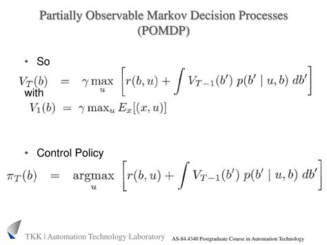 ppt partially observable markov decision process chapter 15 and 16 powerpoint presentation