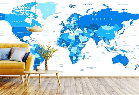 Mapa Wiata Fototapeta Flizelinowa Sklepzfotografia Pl