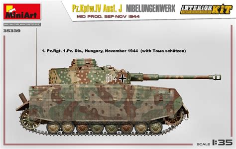 1 35 Pz Kpfw IV Ausf J Nibelungenwerk MID PROD SEP NOV 1944 INTERIOR