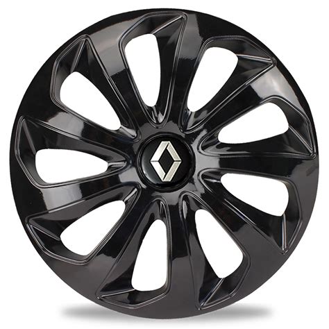 Calota Velox Aro 15 Preta Renault Clio Sandero Logan Shopee Brasil