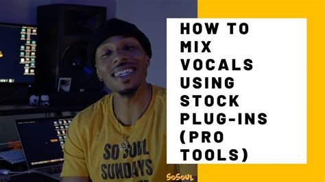 How To Mix Vocals Using Stock Plug Ins Pro Tools YouTube