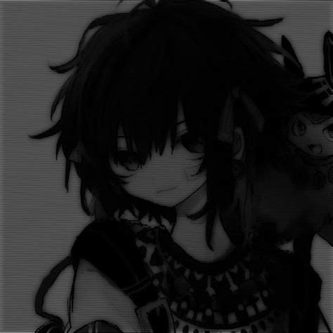 An Anime Character With Black Hair And Piercings