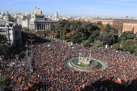 Las imágenes de la manifestación contra la amnistía en Madrid