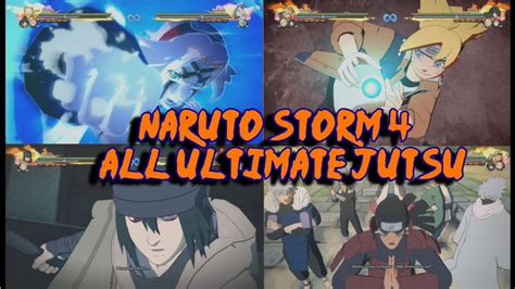 Naruto Storm All Ultimate Jutsu Secret Techniques Inc Dlc