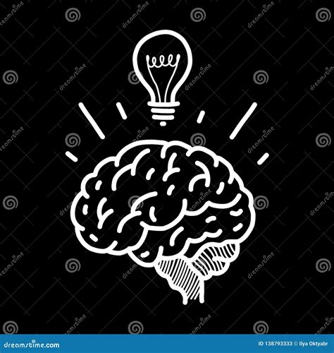 Cérebro Do ícone Da Inteligência Artificial Ilustração Do Vetor Isolado