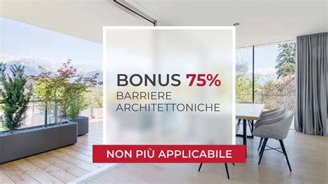Bonus Barriere Architettoniche 75 Infissi MV Serramenti