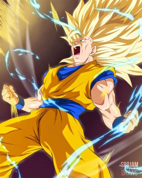 Goku Ssj3 By SrojamDraws Personajes De Dragon Ball Personajes De