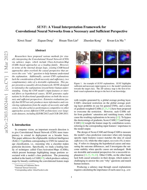 pdf suny a visual interpretation framework for convolutional neural networks from a necessary