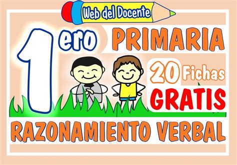 RAZONAMIENTO VERBAL Tercer Grado De Primaria 26 Fichas