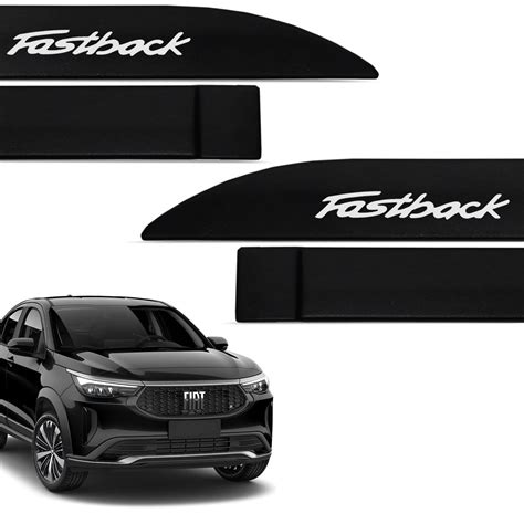 Friso Lateral Fastback A Preto Vulcano General Car