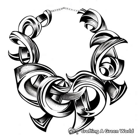Necklace Coloring Pages Free Printable