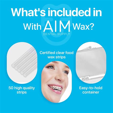 Orthodontic Wax For Braces 10 Pack Unscented Flavorless Dental Wax