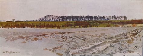 Stanisław Masłowski 1853 1926 Lasek Grove Landscape ca 1880 1890