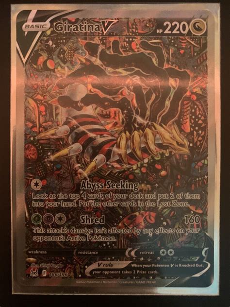 Pok Mon Tcg Giratina V Sword Shield Lost Origin Holo Ultra