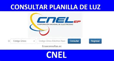 Consultar Planilla De Luz Ecuador CNEL EP 2024 Elyex