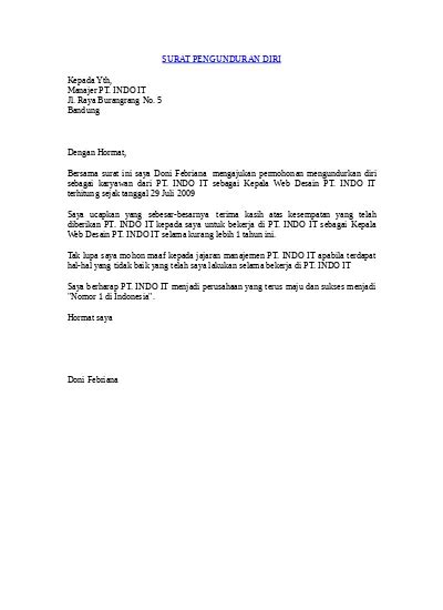 Detail Contoh Surat Permohonan Maaf Perusahaan 2009 Koleksi Nomer 9