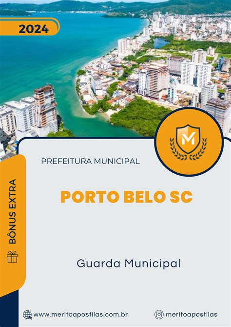 Apostila Guarda Municipal Prefeitura de Porto Belo SC 2024 Mérito