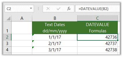 Fix Excel Dates Formatted As Text My Online Training Hub