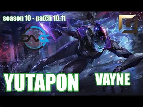 韓国サーバー GMDFM YUTAPON ヴェイン Vayne VS オーン Ornn TOP Patch10 11 KR