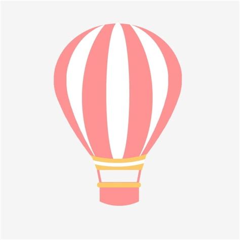 Cartoon Balão Cor De Rosa Fresco PNG Clipart De Balão De Ar Quente
