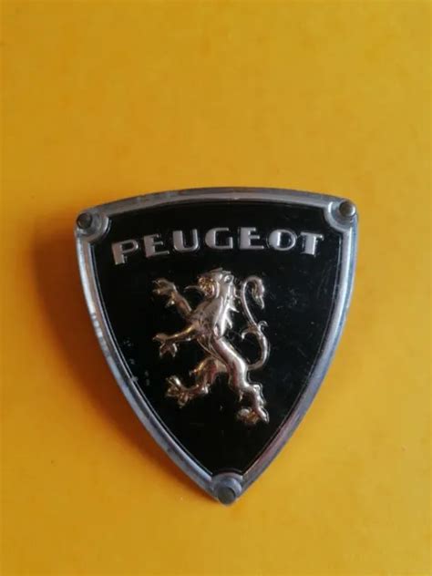 Voiture Peugeot Ancien Sigle Logo Monogramme Embl Me Insigne Eur