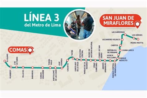Línea 3 de Metro de Lima conoce los distritos que recorrerá de norte a