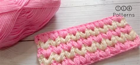 The Lazy Hobbyhopper Crochet Cluster V Stitch Pattern Video Tutorial
