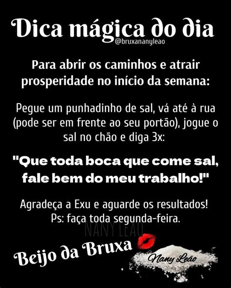 Dica da Bruxa em 2023 Feitiços e magias Feitiços de bruxas Feitiço
