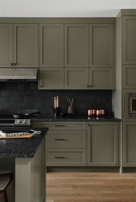 Beautiful And Refined Olive Green Kitchens Digsdigs