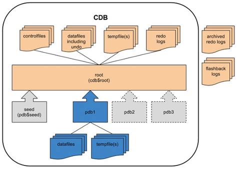 oracle base multitenant overview of container databases cdb and pluggable databases pdb