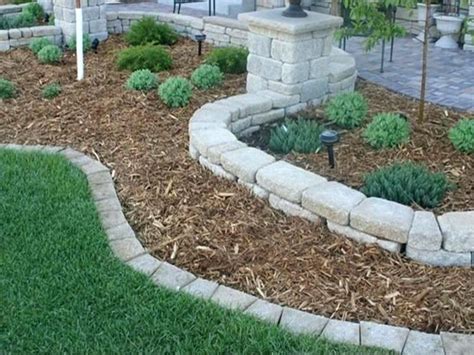 20 White Stone Flower Bed Border DECOOMO