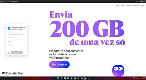 WeTransfer o que é e como funciona o site de compartilhamento de arquivos