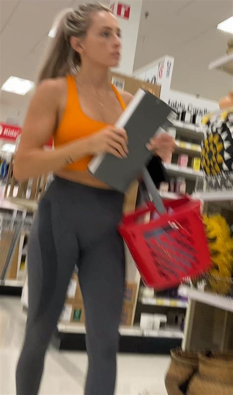 Tight Body Blonde With Perky Ass In Nvgtn Leggings Spandex Leggings