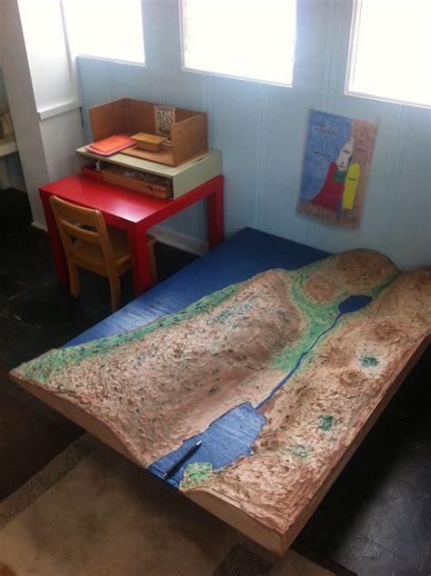 A Full Size Relief Map Of The Land Of Israel Measuring Nearly 3 By 4 5