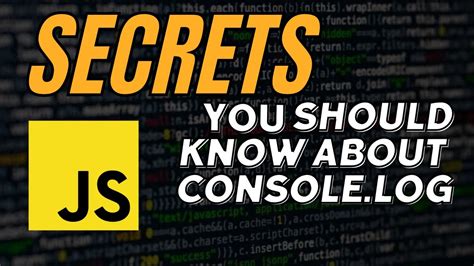mastering console tricks in javascript boost your coding efficiency youtube