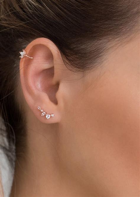 Ear Cuffear Cuff No Piercing14k Solid Gold Ear Cuff Etsy Solid Gold